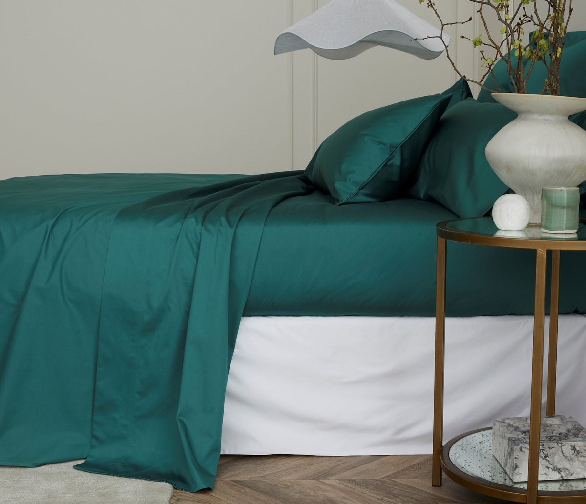 1200 Thread Count Egyptian Cotton Sheet Set | Emerald Green | Bedding co