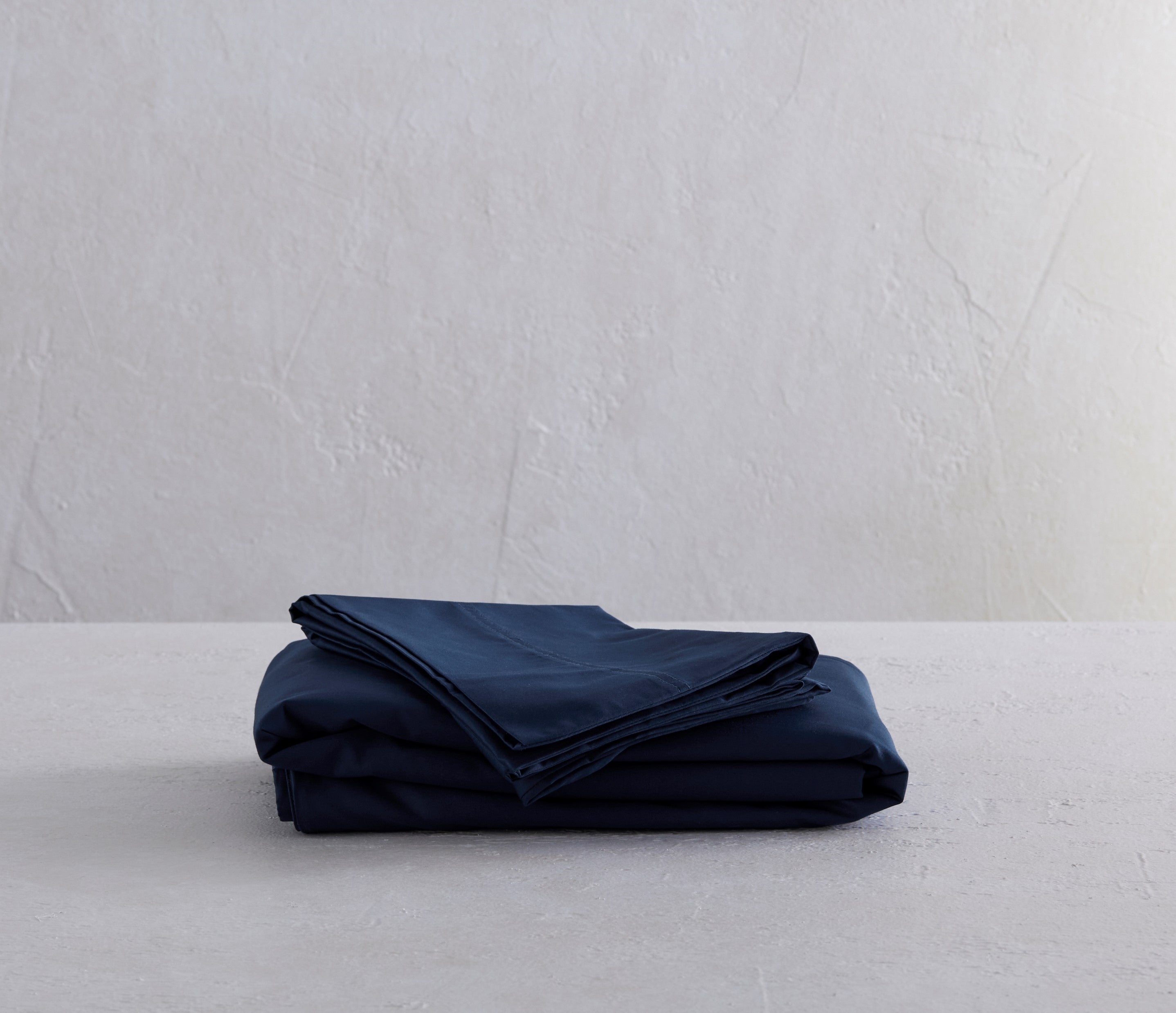 500 Thread Count 100% Organic Cotton Quilt Cover Set | Navy Blue ...